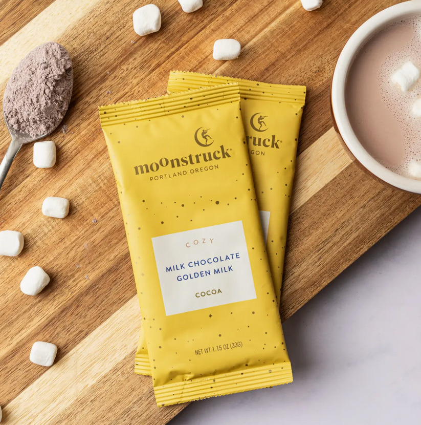 MOONSTRUCK COZY GOLDEN MILK CHOCOLATE HOT COCOA SINGLE SERVE POUCH ...